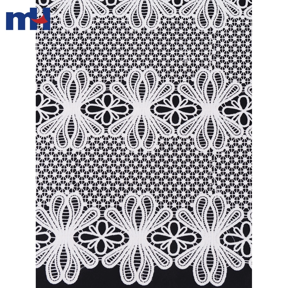 cotton embroidery chemical lace fabric